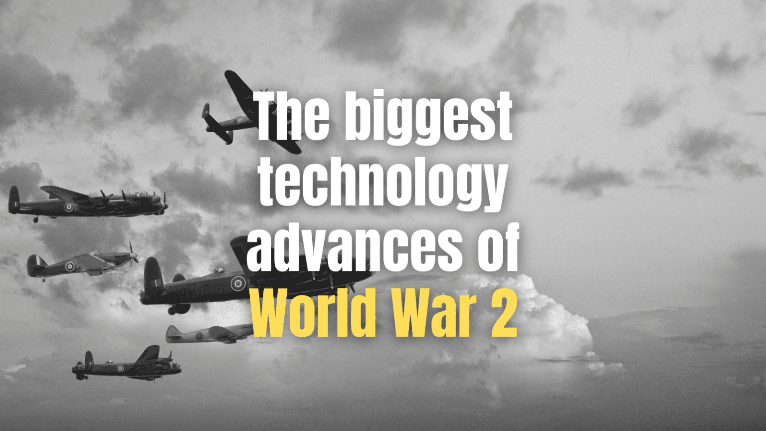 The biggest technology advances of World War 2 - History with Henry